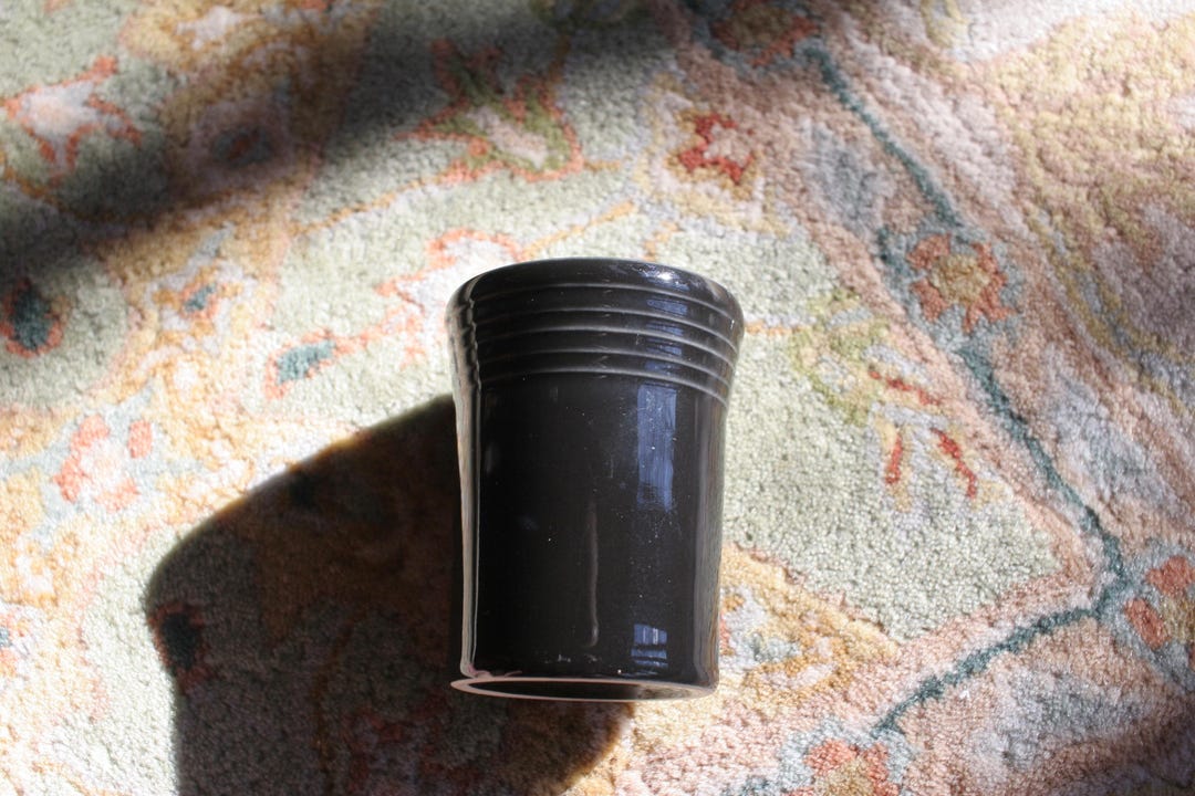 Fiestaware Fiesta BLACK Retired TUMBLER New Old Stock - Etsy