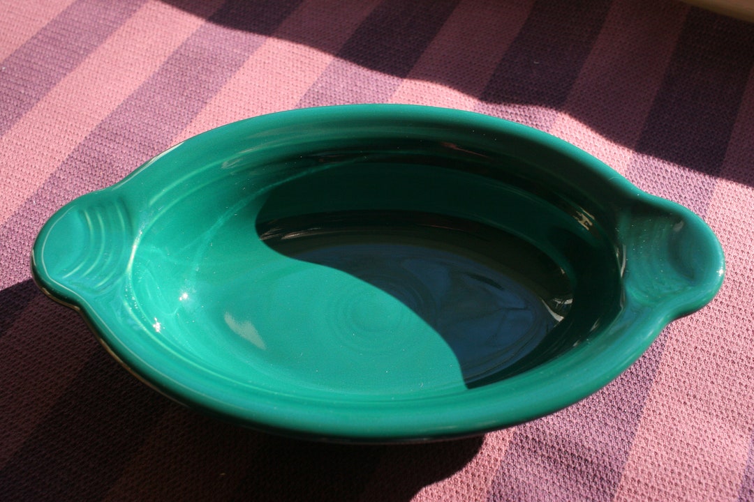Fiestaware Fiesta Evergreen Individual Casserole Dish Brand New Old ...