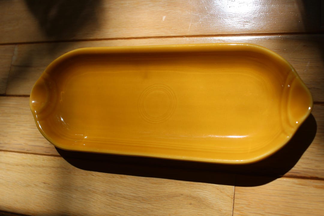Fiesta Fiestaware Marigold 75th Anniversary Color Utility Tray / Corn ...