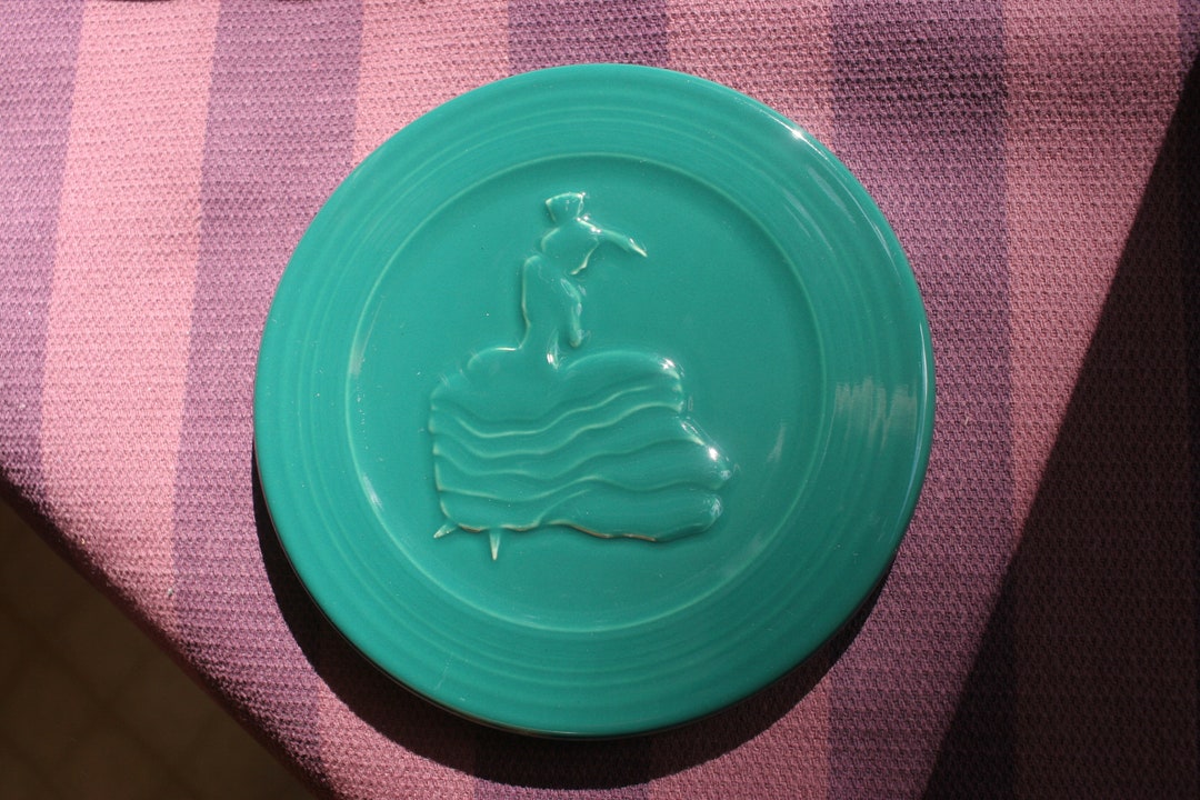 Fiestaware Fiesta Retired Evergreen Glaze 6 Inch Dancing Lady - Etsy