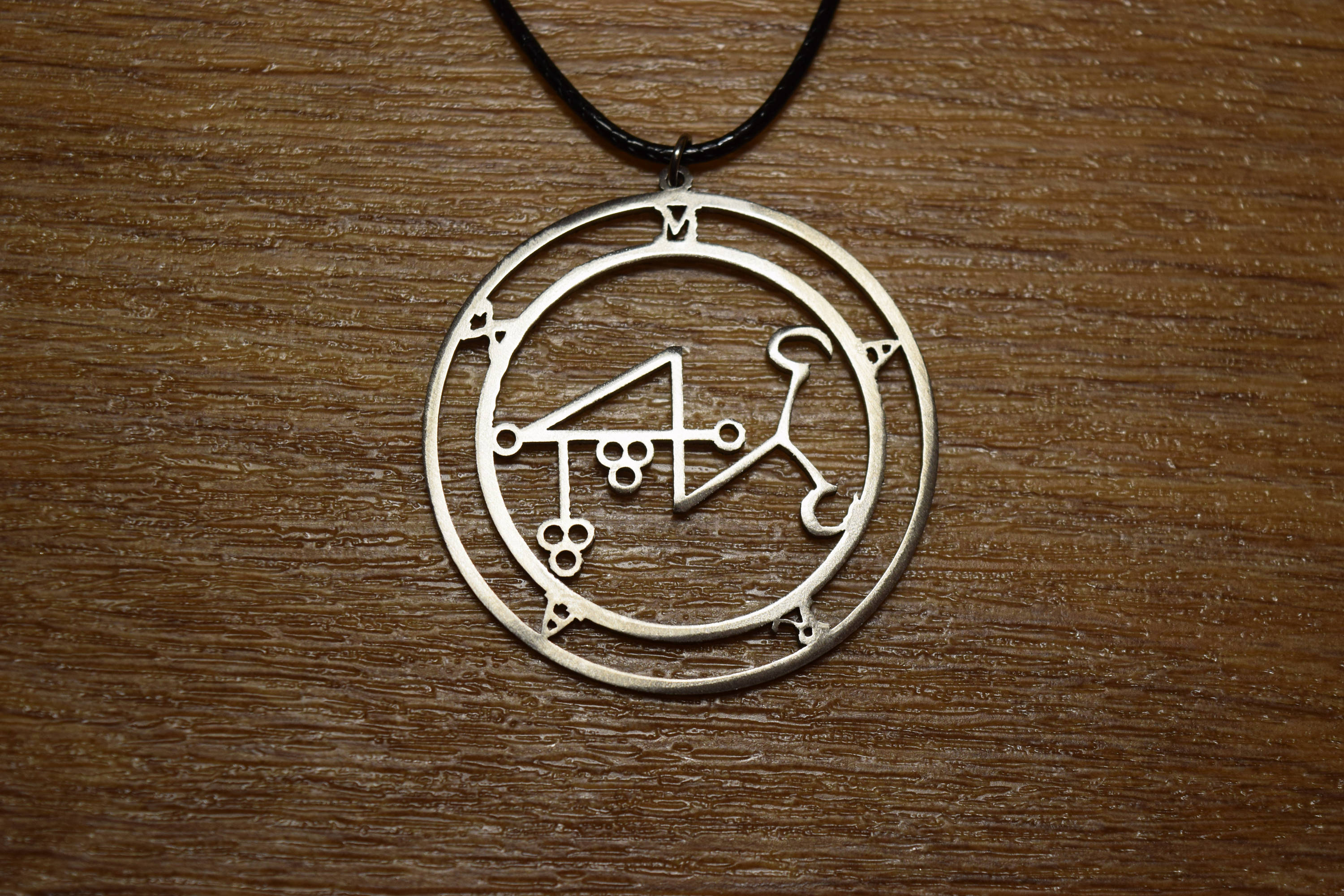 Sceal Sigil of Marax Necklace Satan Necklace Lesser Key demon | Etsy