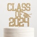 Class of 2024 Cake Topper, 2024 Cake Topper, 2024 Graduation Party ...