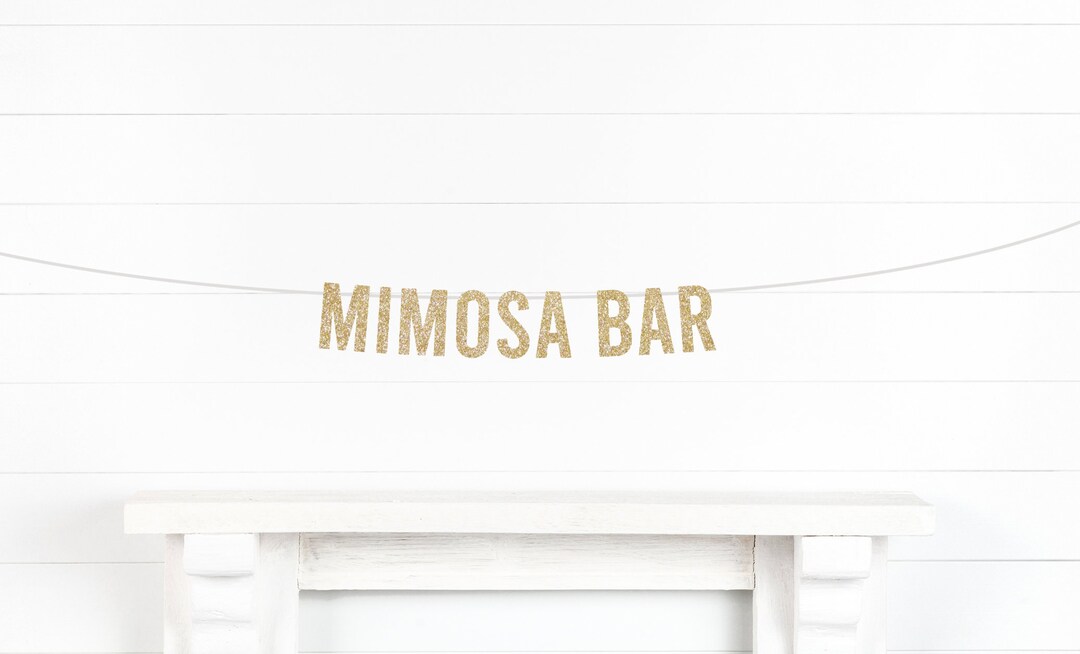 Mimosa Bar, Mimosa Bar Banner, Mimosa Bar Sign, Brunch Banner, Brunch ...
