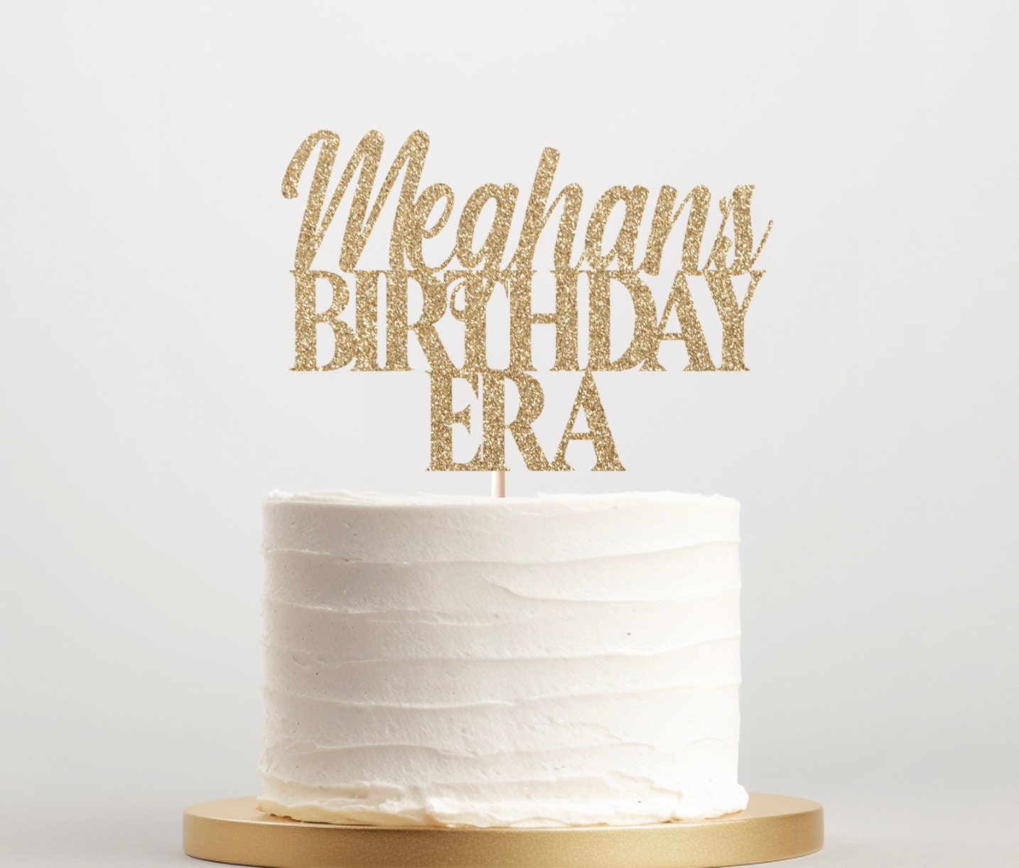 Personalized Eras Cake Topper, Birthday Era Cake Topper, Singer Themed ...