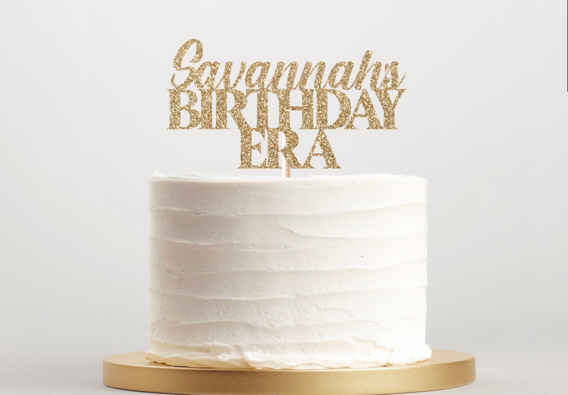 Personalized Eras Cake Topper, Birthday Era Cake Topper, Singer Themed ...