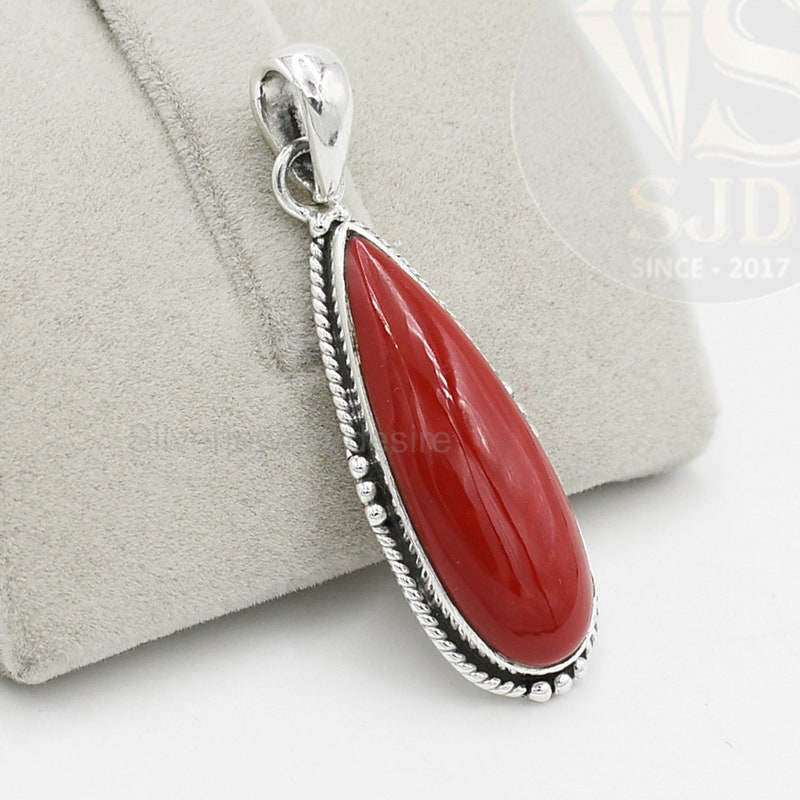 Red Coral Jewelry - Etsy UK