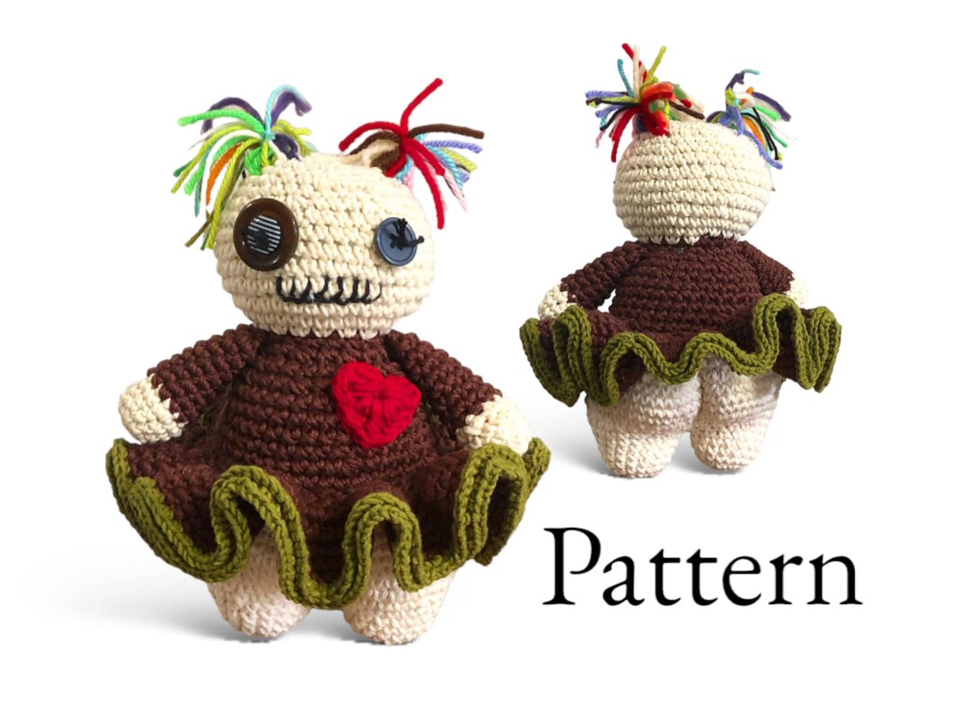 PATTERN: Crochet Voodoo Dolly With Cute Bum - Etsy