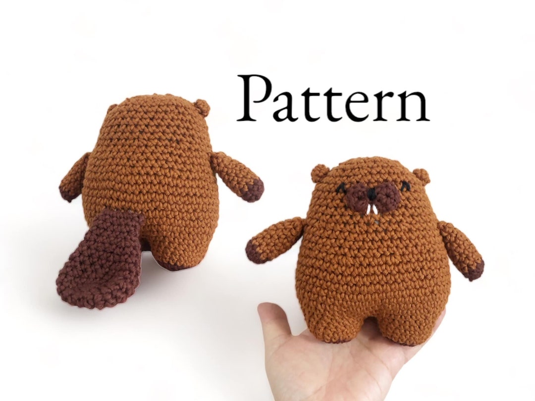 PATTERN: Crochet Beaver PDF - Etsy