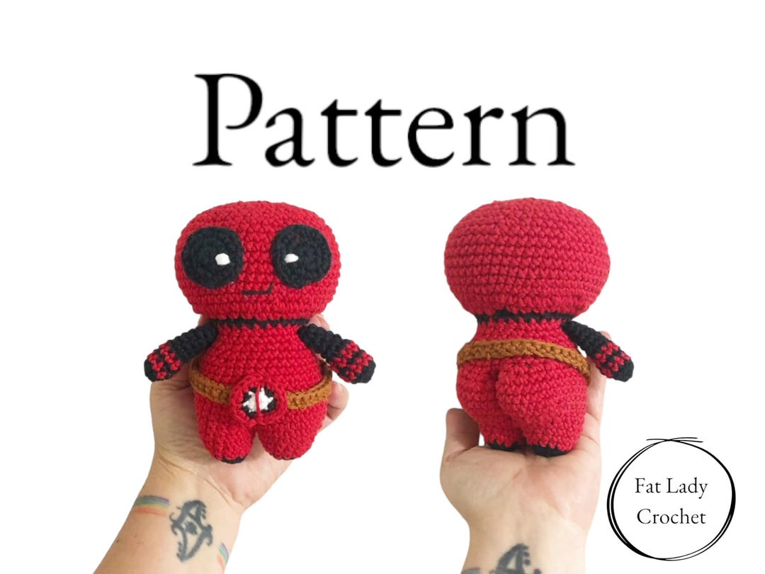 PATTERN: Crochet Bubble Butt Deadpool PDF - Etsy