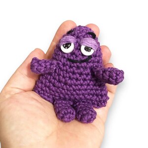 PATTERN: Crochet Little Grimace Pocket Buddy PDF - Etsy