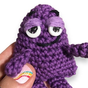 PATTERN: Crochet Little Grimace Pocket Buddy PDF - Etsy