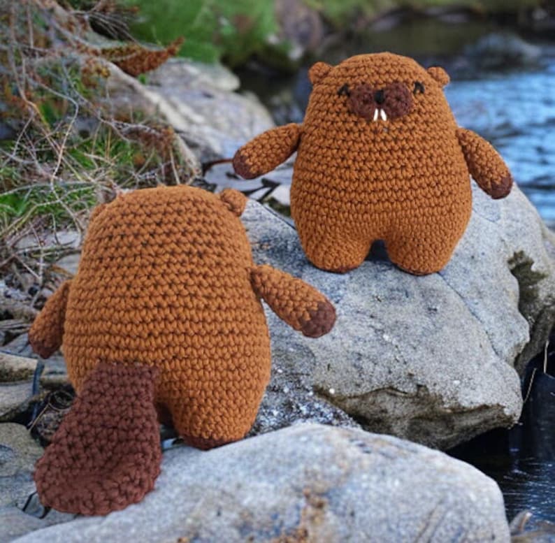 PATTERN: Crochet Beaver PDF - Etsy