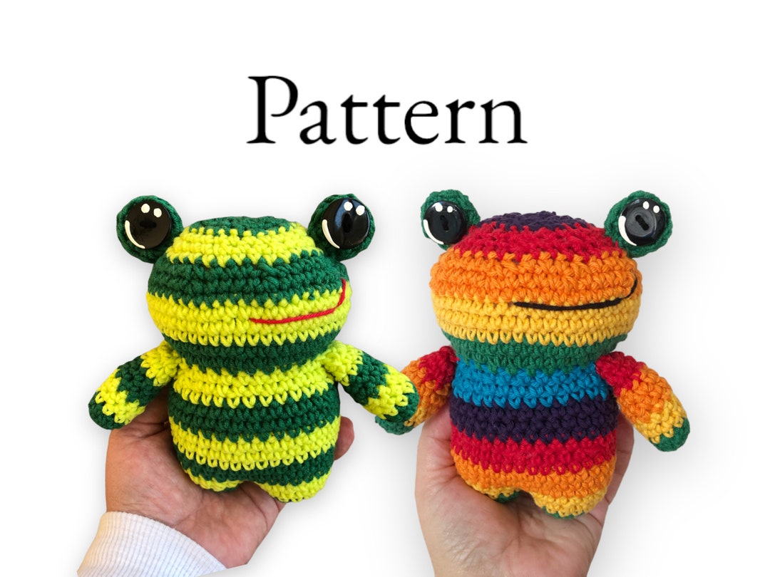 Smiling Frog Crochet Pattern PDF - Etsy
