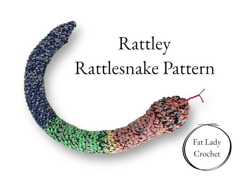 PATTERN: Crochet Rattlesnake That Rattles! PDF - Etsy