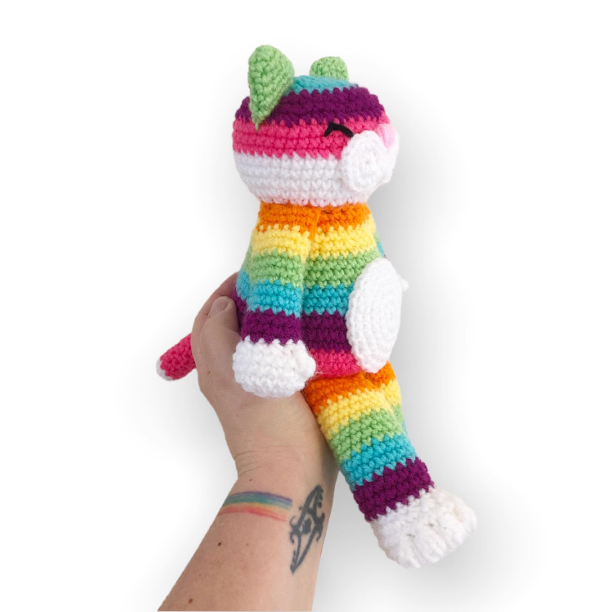 Rainbow Cat Crochet Pattern PDF - Etsy