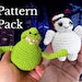 Ghostbusters Pattern Pack (2 Patterns): Crochet Ghostbusters Stay Puft ...