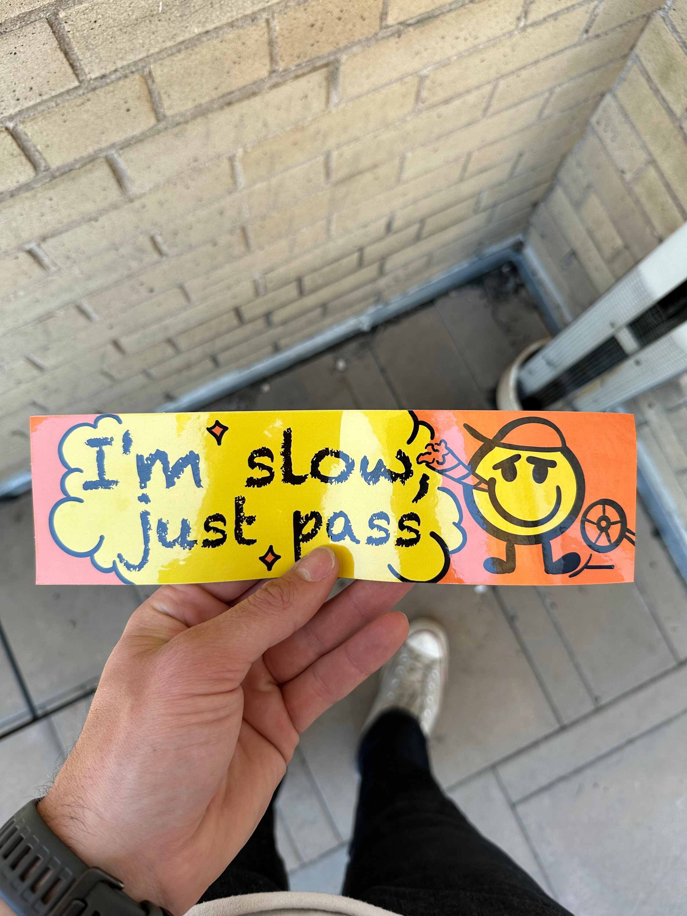 I’M SLOW BUMPER STICKER - Etsy