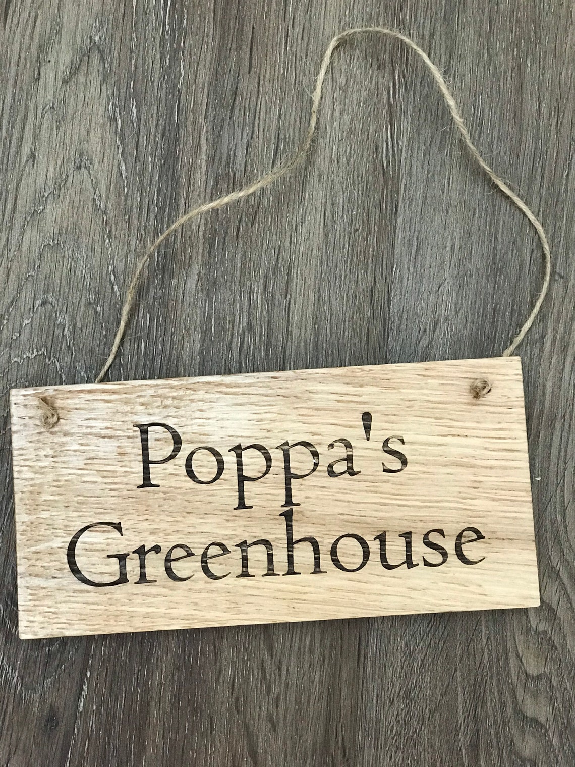 Personalised wooden hanging oak sign indoor hanging sign | Etsy