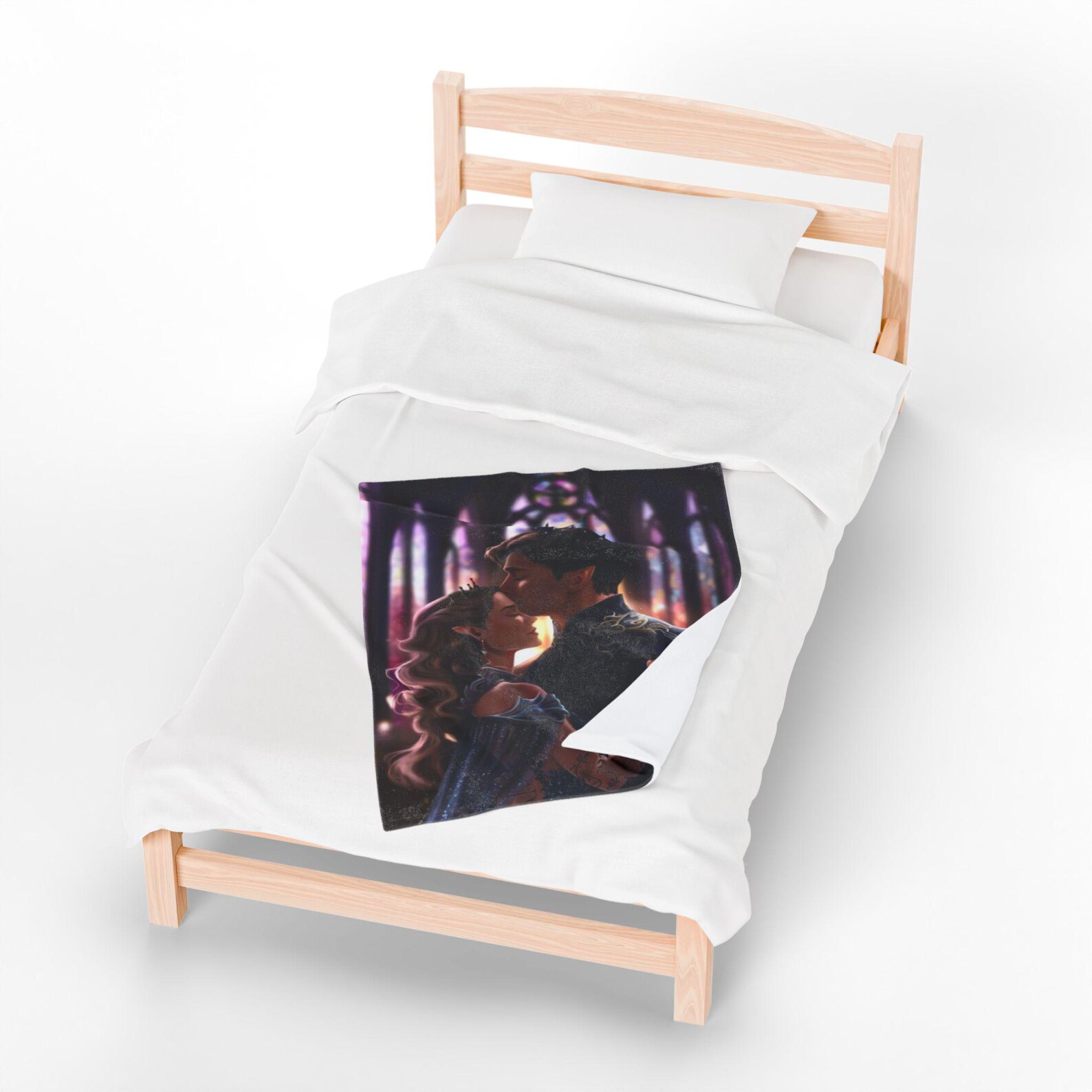 Rhysand & Feyre Starfall Dance Blanket | ACOTAR Inspired Romantic Fae ...