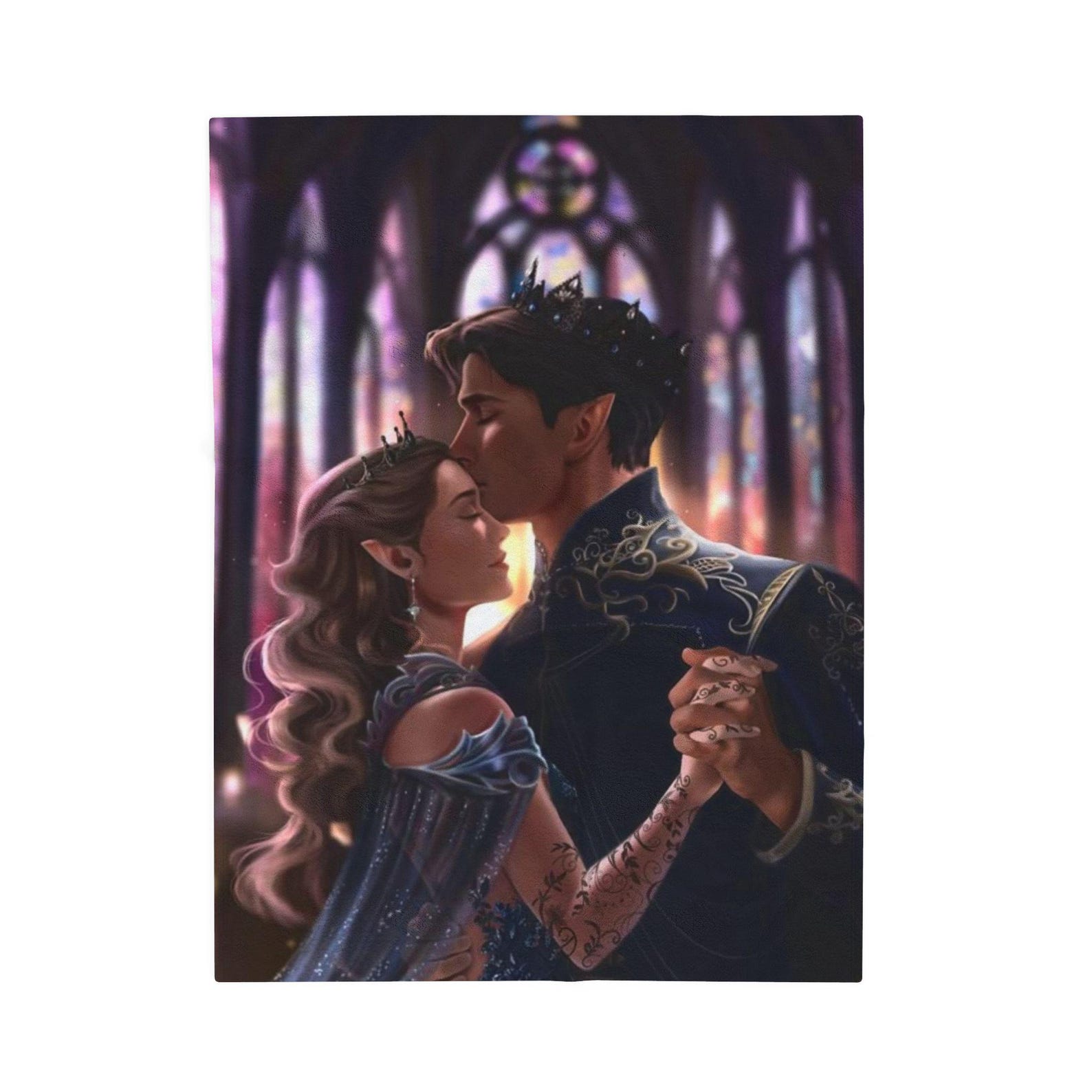 Rhysand & Feyre Starfall Dance Blanket | ACOTAR Inspired Romantic Fae ...