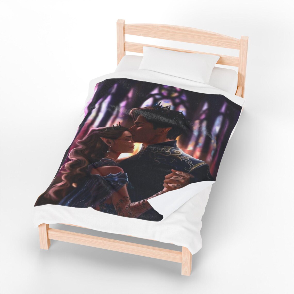 Rhysand & Feyre Starfall Dance Blanket | ACOTAR Inspired Romantic Fae ...