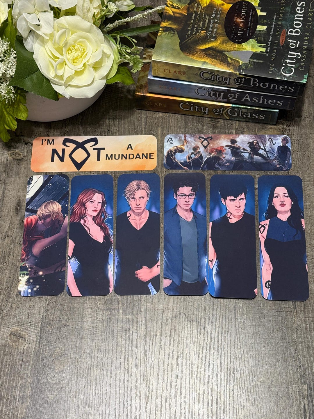 Shadowhunters Bookmark Set | Mortal Instruments Bookmarks | Cassandra ...