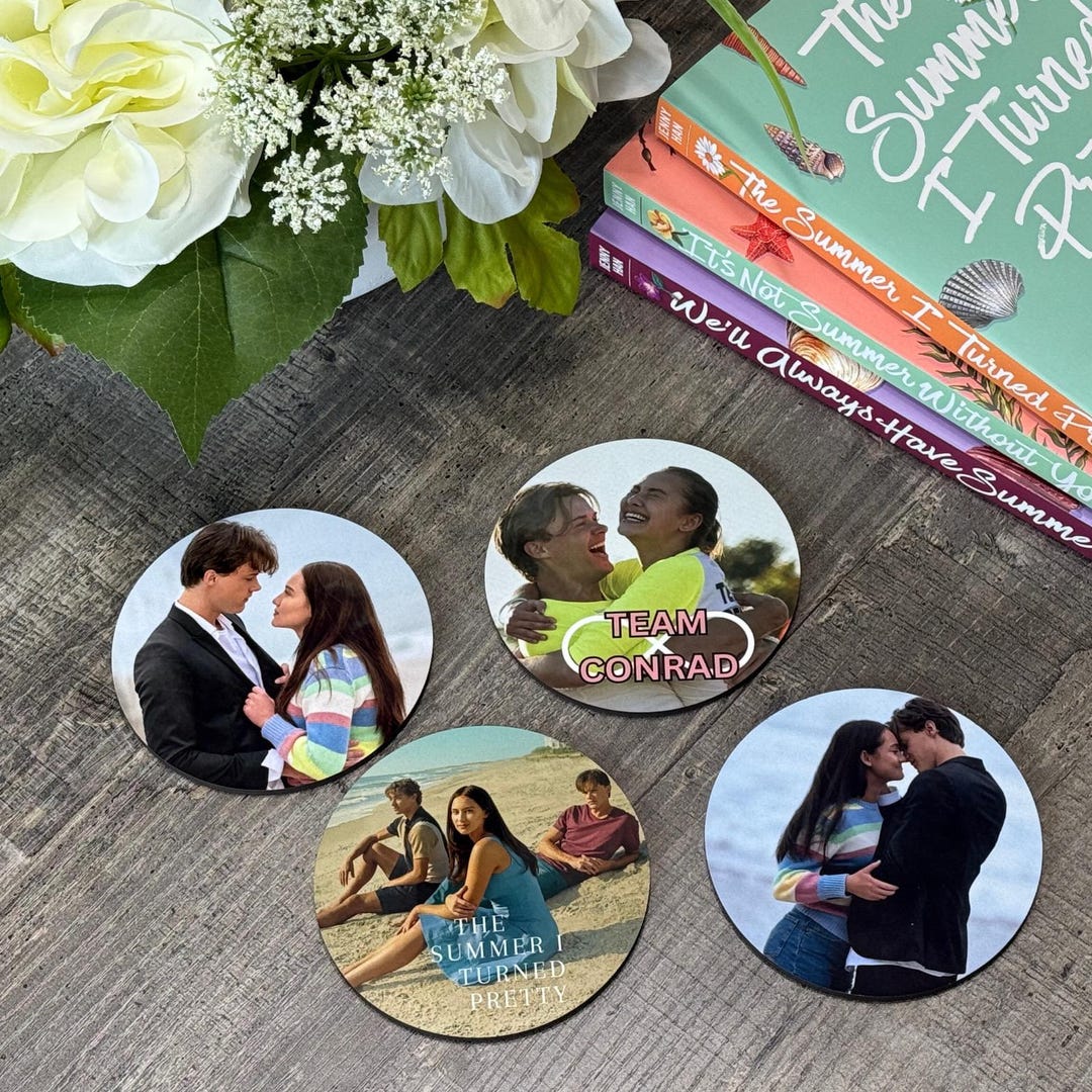The Summer I Turned Pretty Coaster Set | Team Conrad Beach Romance Fan ...