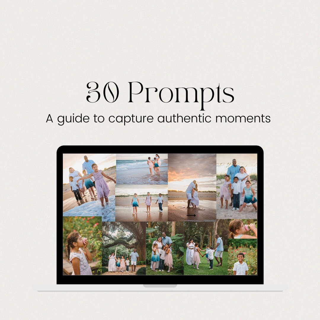 30 Un Posed Prompts for Your Family Sessions - Etsy