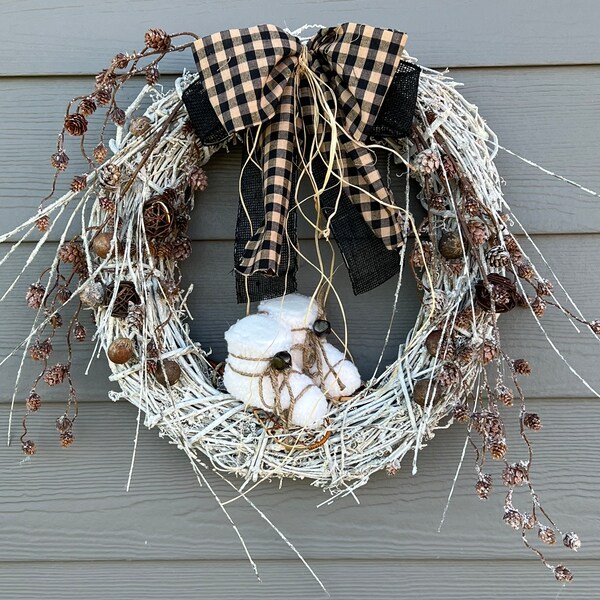 Primitive Wreath - Etsy