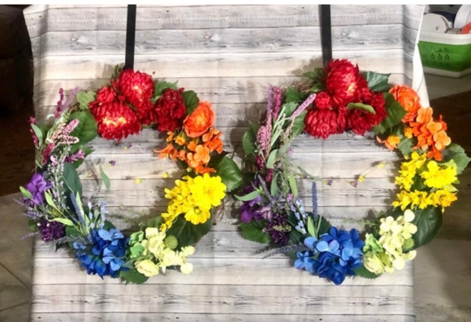 LGBTQ Rainbow Wreath for Front Door PRIDE Wreath for Front - Etsy