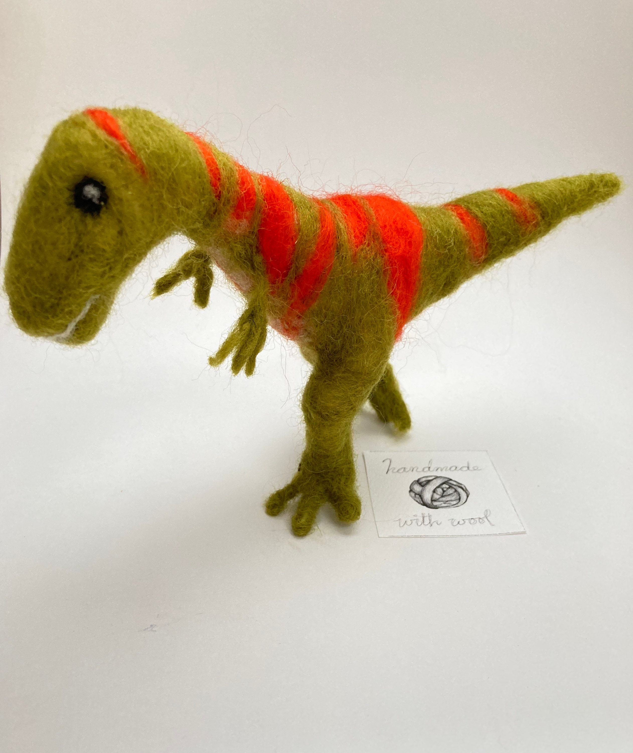 Needle felted dinosaur decoration Girls room dinosaur boys | Etsy