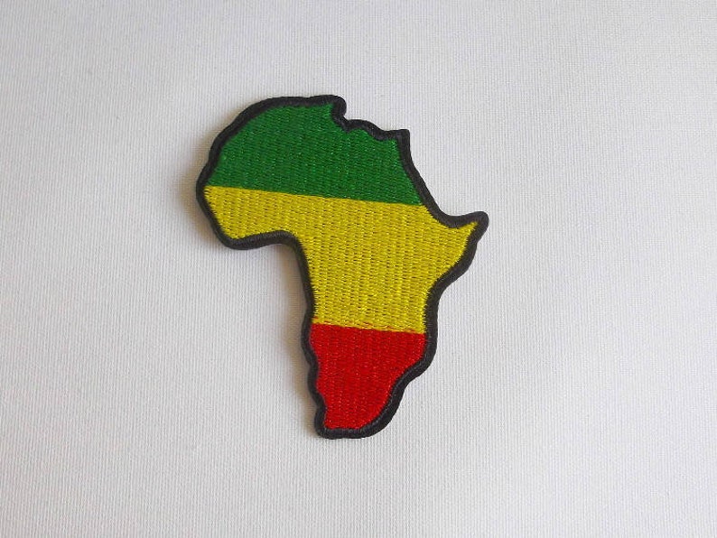 African Continent Patch Africa Patch Africa Applique - Etsy