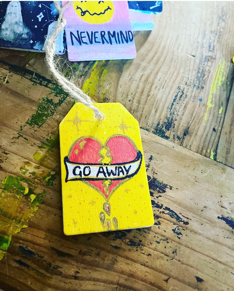 Hand Painted Gift Tag/ Decoration - Etsy