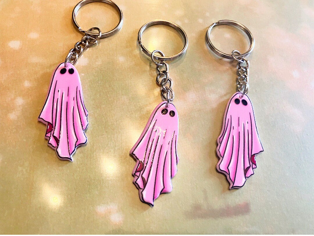 Little Ghostie Keyring - Etsy