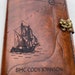 Pirate Map, Leather Military Book Cover, Leather Journal Cover ...