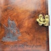 Pirate Map, Leather Military Book Cover, Leather Journal Cover ...