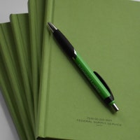 Book BUNDLE, (5) Green Book, 5"x8.5" Green Military Green Book ...