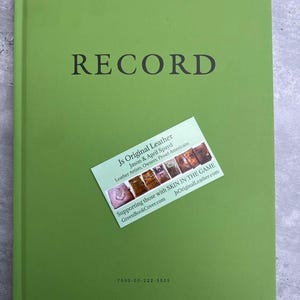 US Military Green Record Book, 8"x10.5" - Etsy