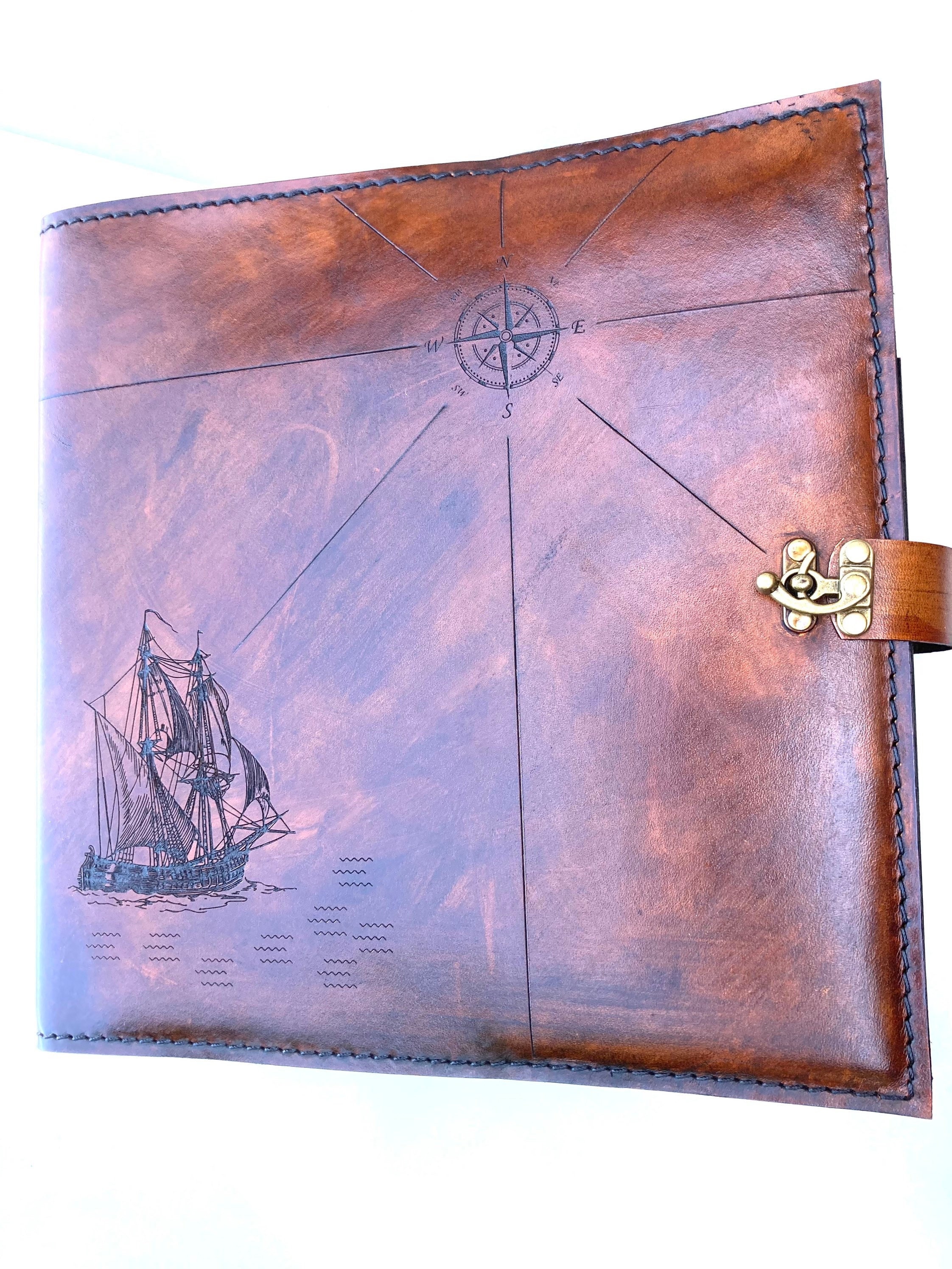 Chief Charge Book With Pirate Map Design Coast Guard CCTI - Etsy