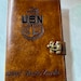 Single Anchor, Navy Chief Charge Book, Leather Journal Cover, Log Book ...