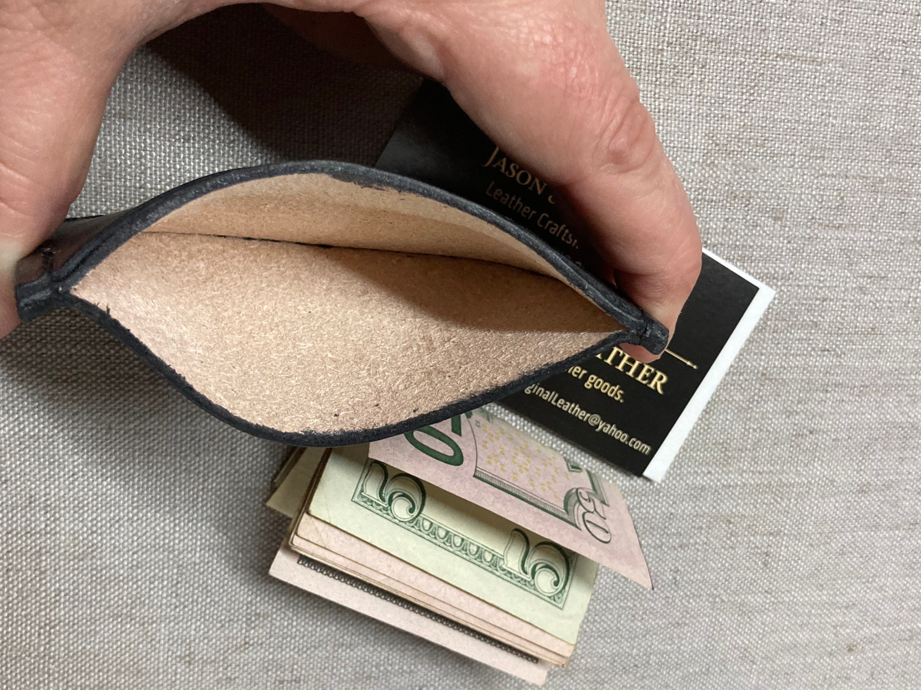 Warrant Officer Eagle Leather Card Wallet, Military Retirement Gift - Etsy
