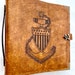USCG Chief Charge Book With Large Anchor, CCTI, Petty Officer, Binder ...