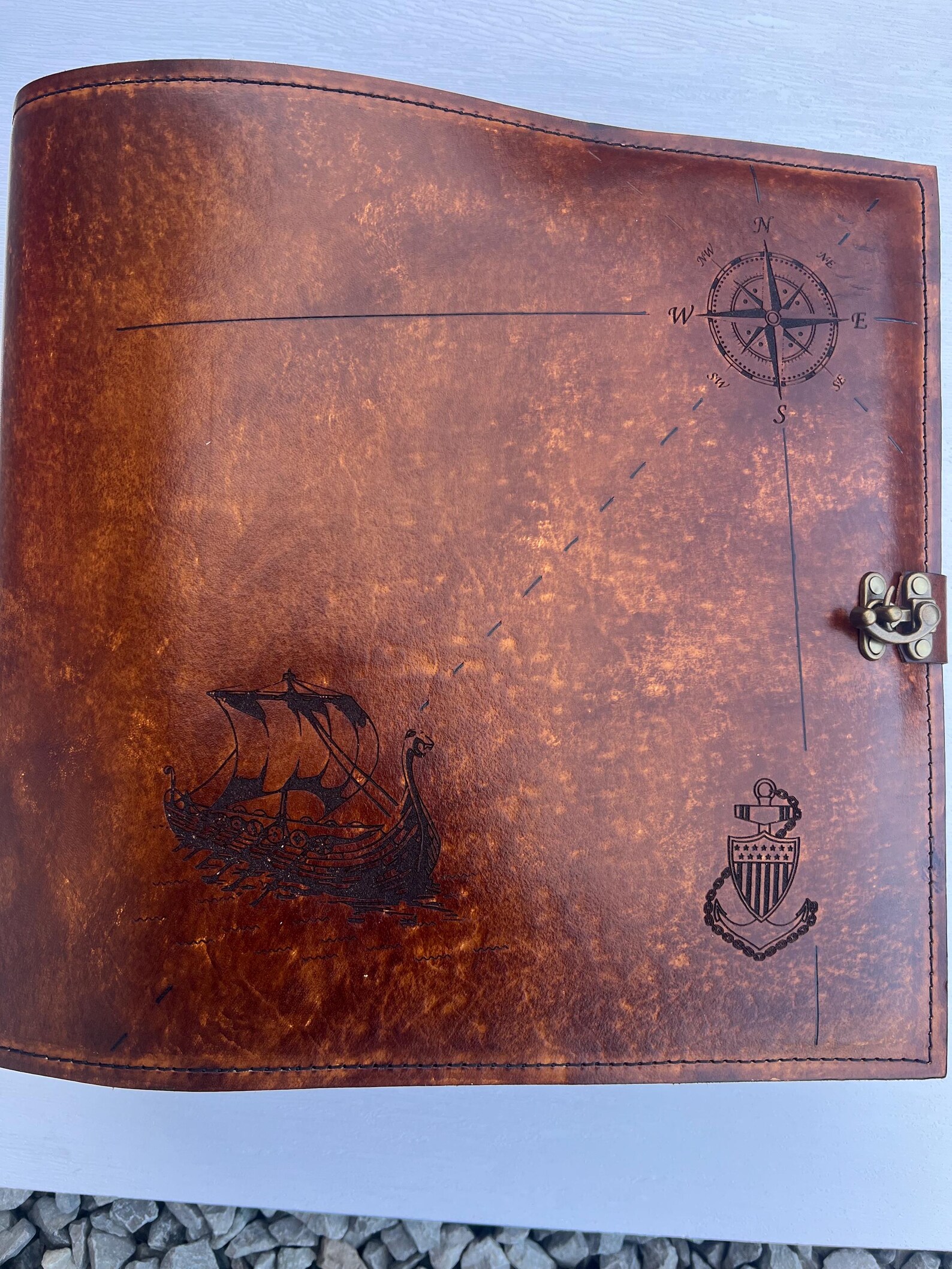 Personalized USCG Chief Charge Book, Leather 3-ring Binder - Etsy