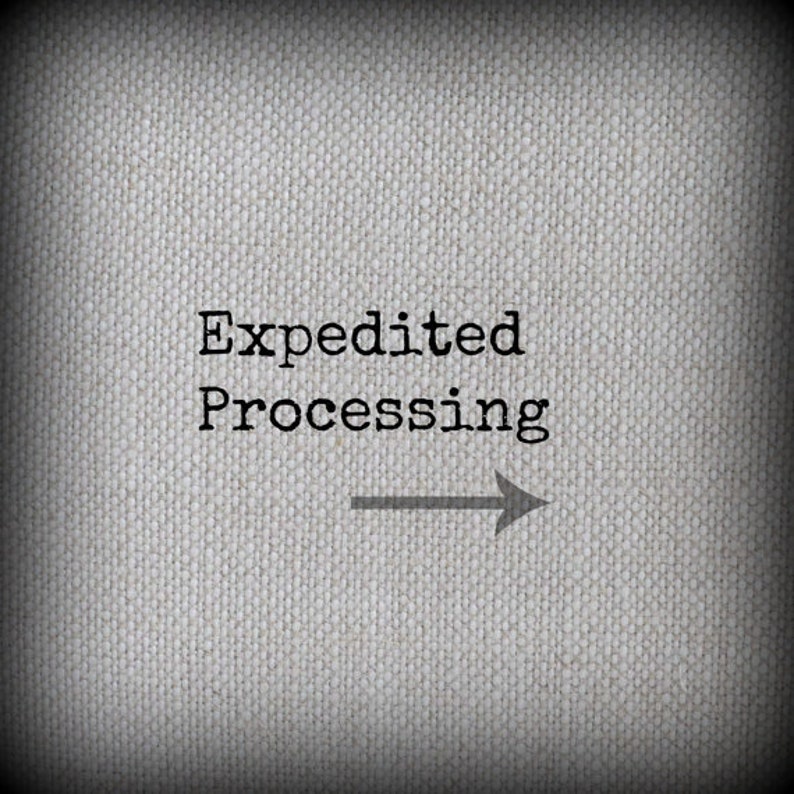 Expedited Processing Rush Your Order - Etsy