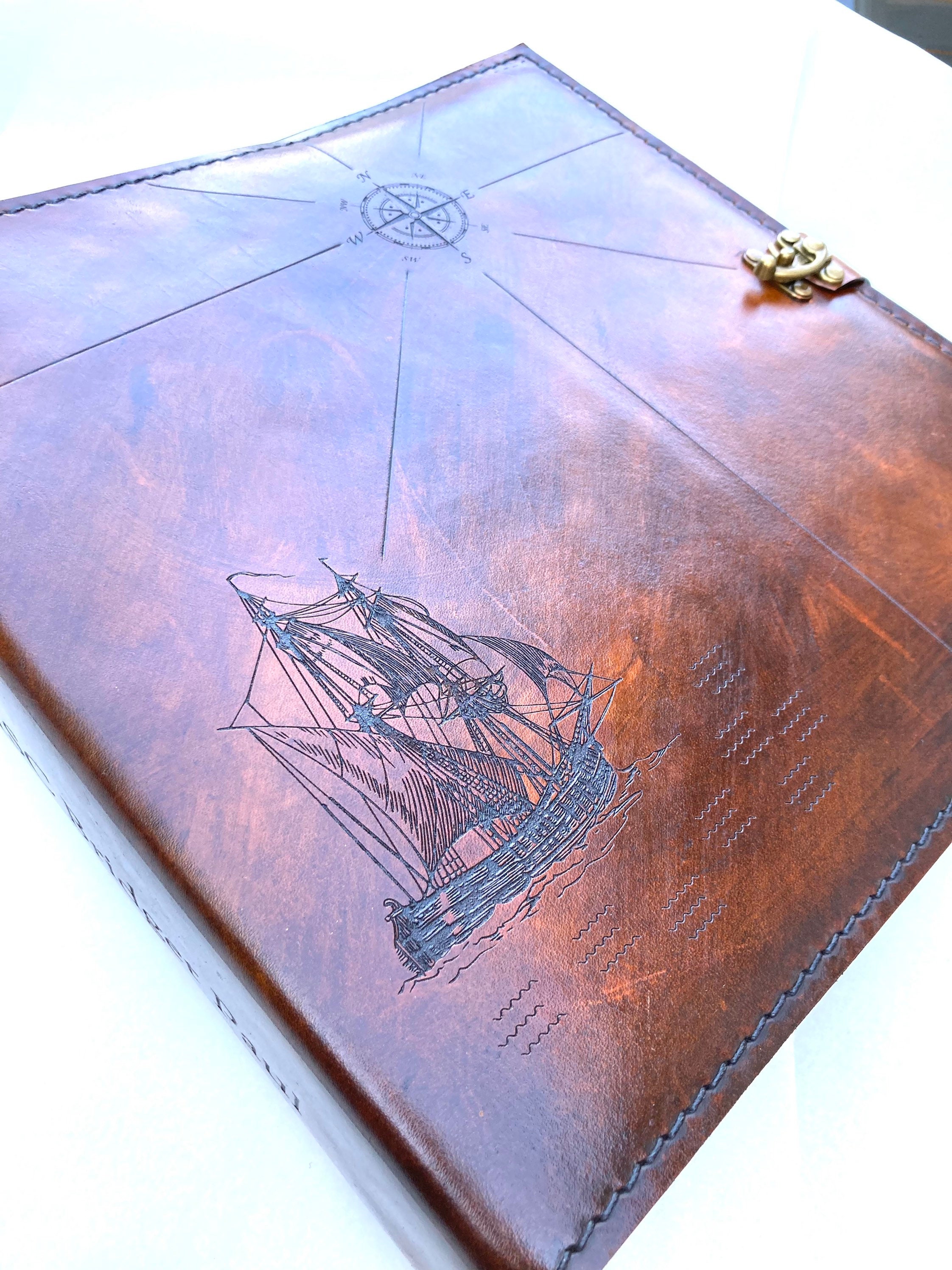 Chief Charge Book With Pirate Map Design Coast Guard CCTI - Etsy