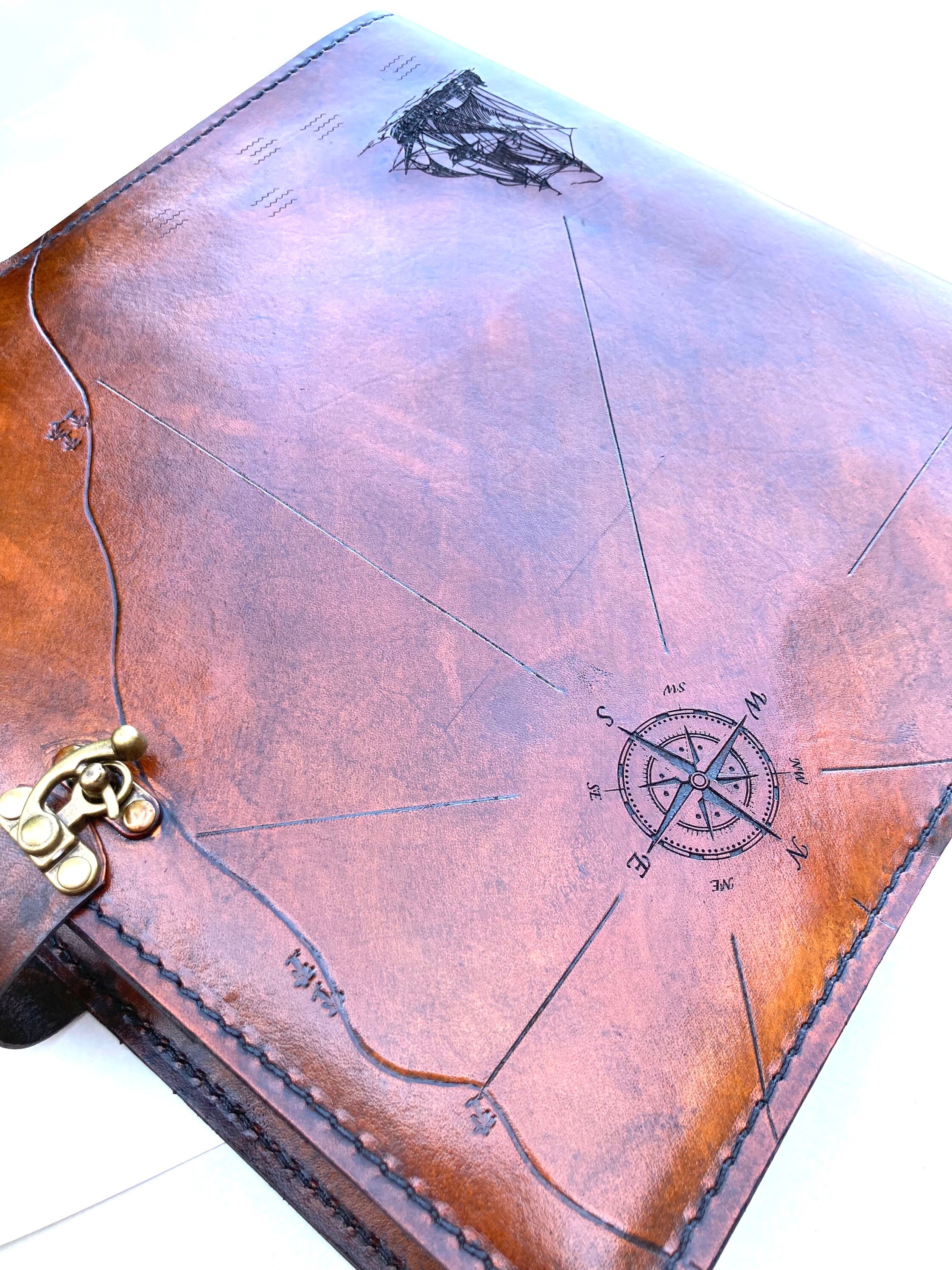 Chief Charge Book With Pirate Map Design Coast Guard CCTI - Etsy