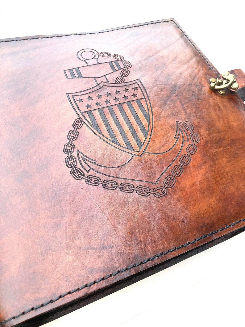 USCG Chief Charge Book With Large Anchor, CCTI, Petty Officer, Binder ...