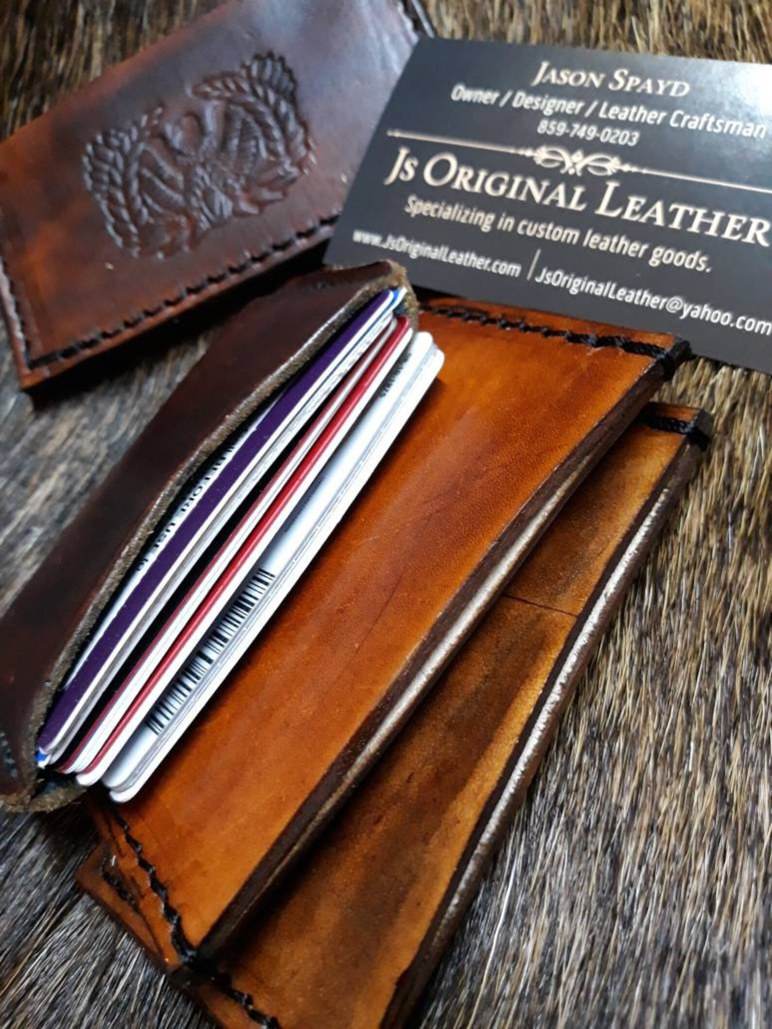 Warrant Officer Eagle Leather Card Wallet, Military Retirement Gift - Etsy