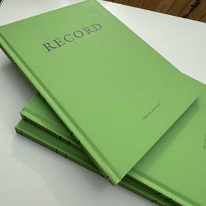 US Military Green Record Book, 8"x10.5" - Etsy