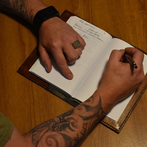 Air Defense Artillery, Personalized Leather Military Journal, Handmade ...